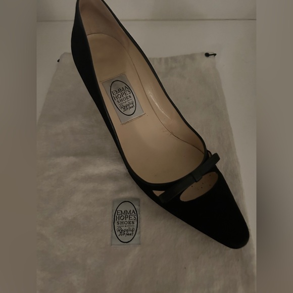 Emma Hope | Shoes | Emma Hope Eu 42 Black Suede Pointy Court Shoes W ...